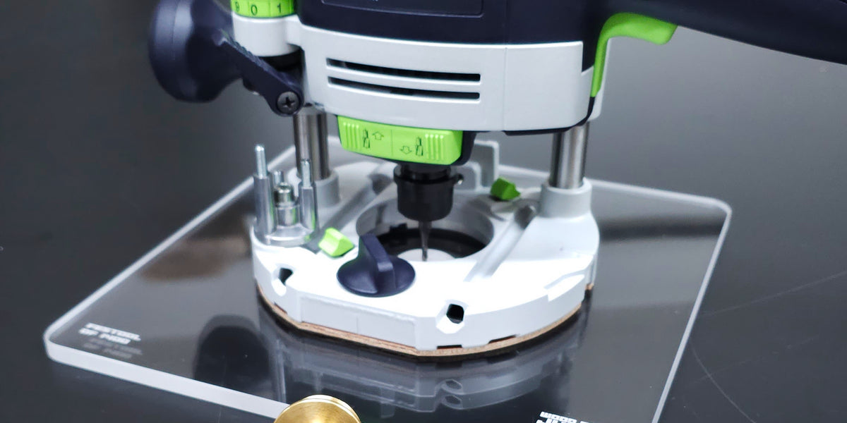 Woodworking Router Base Plates for Trim & Plunge Routers | Clear Acrylic
