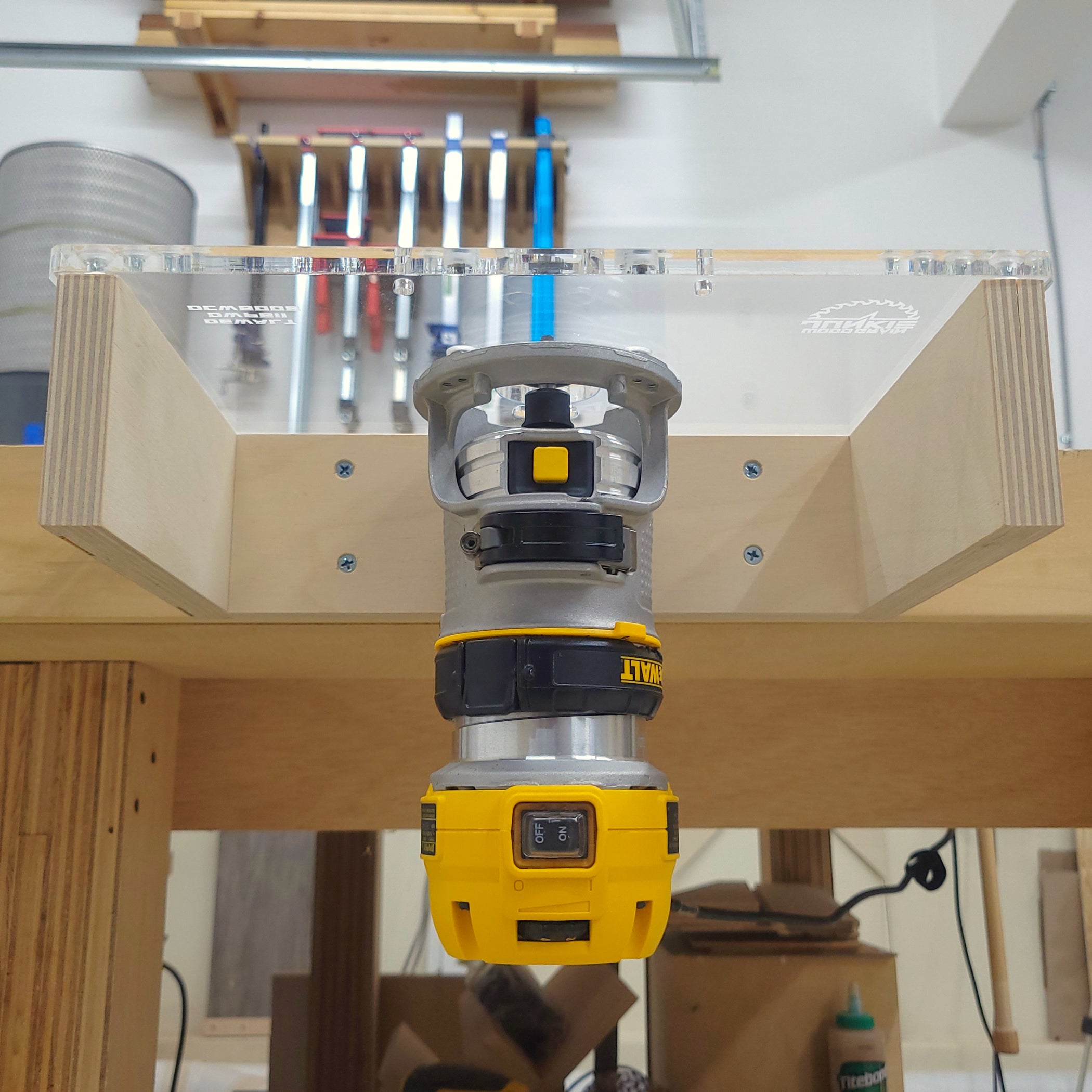 Trim Router Table Plate for Popular Compact Routers — Wood Grain Junkie