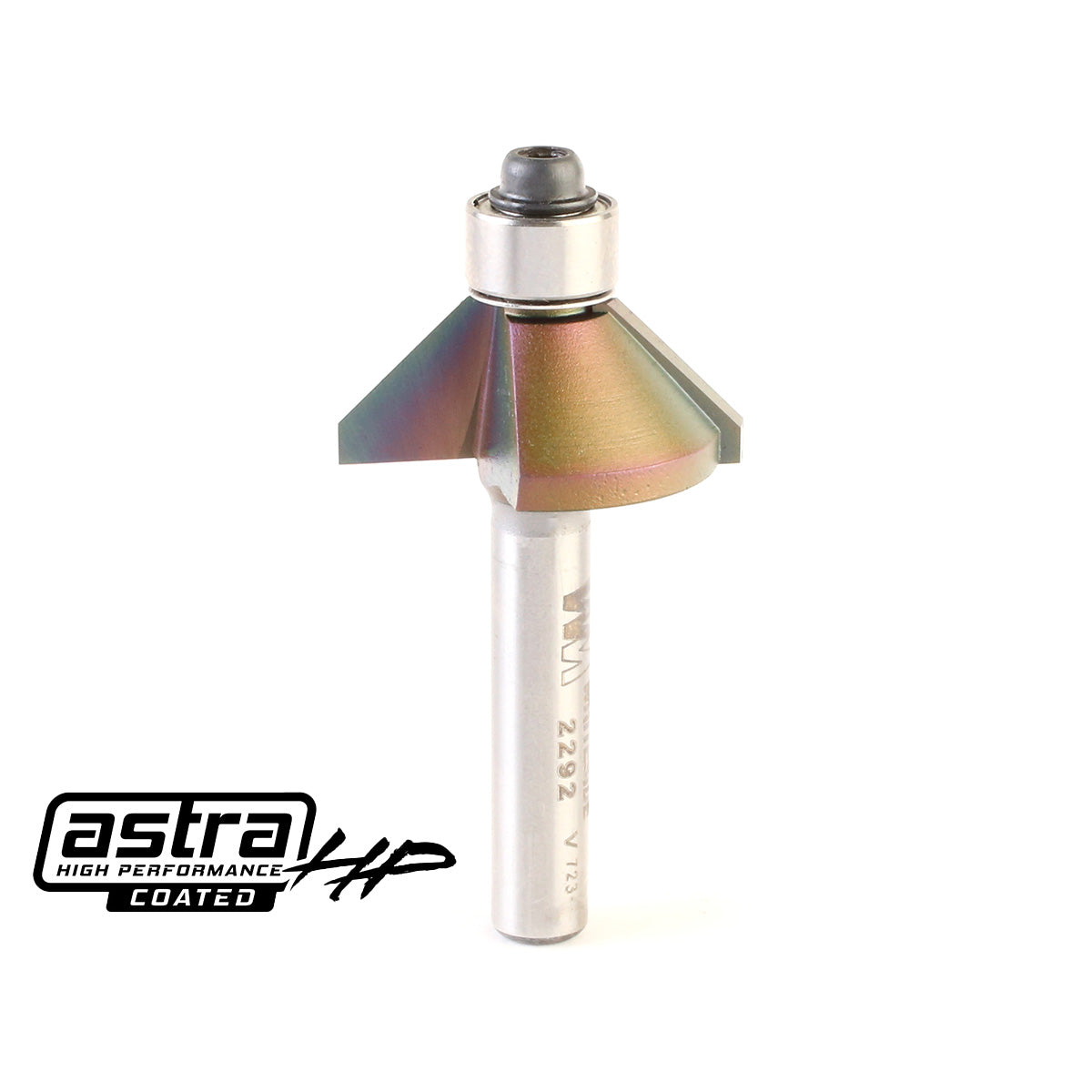 AstraHP Coated Whiteside 2292 Chamfer Bit 45 Deg. for trim routers
