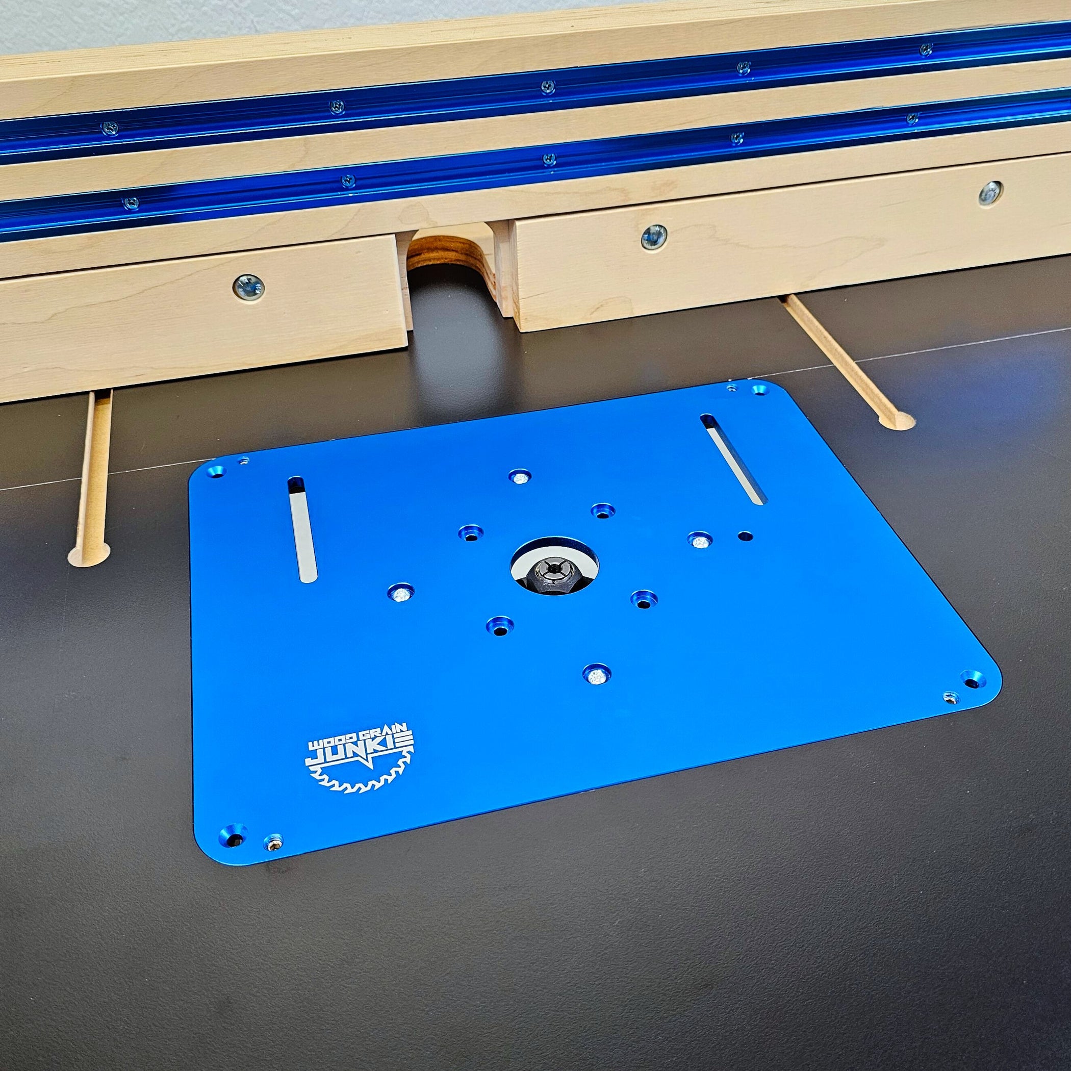 Aluminum Router Table Insert Plate | Wood Grain Junkie