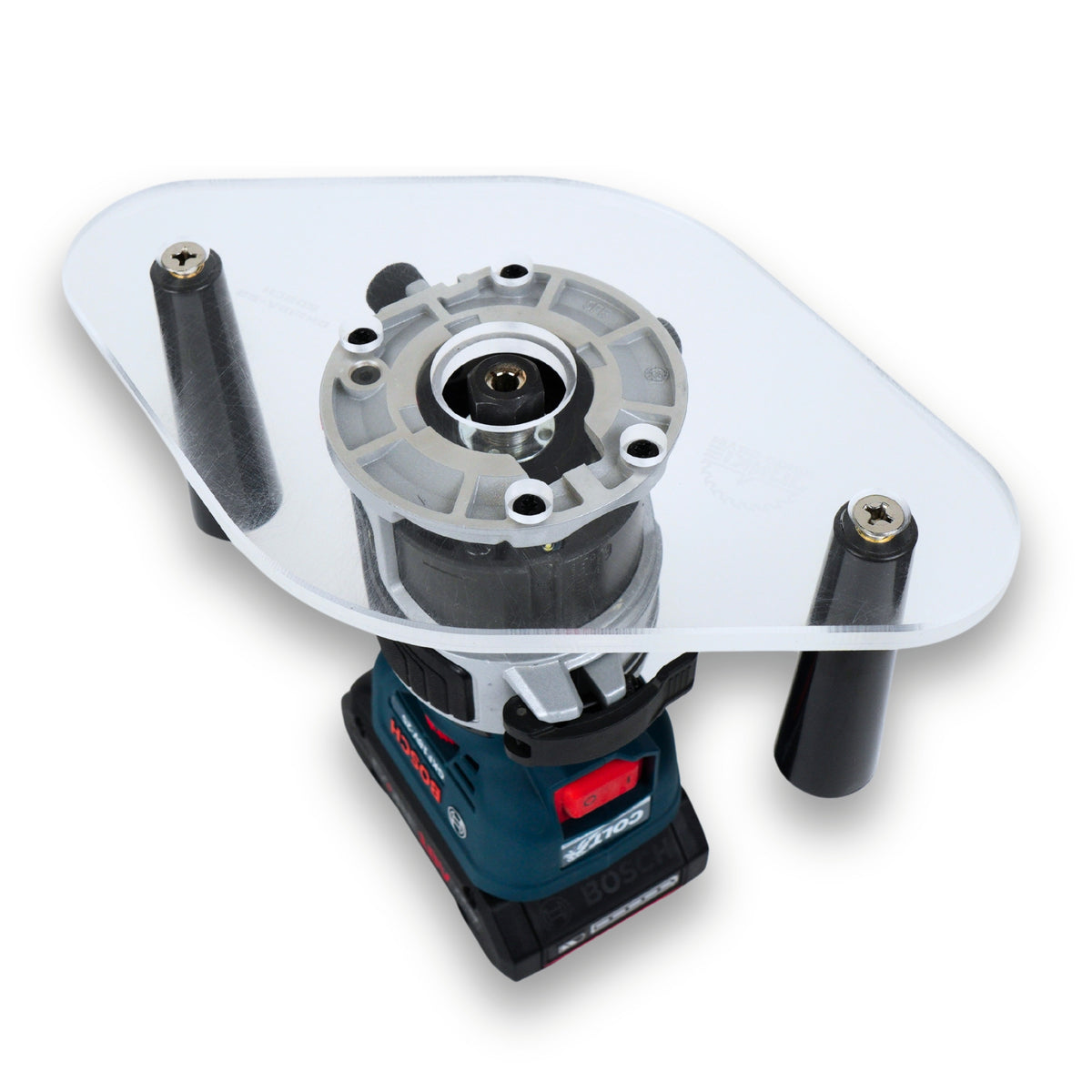 TrimFit Pro® DUAL GRIP Router Base Plate for Bosch Colt GKF18V-25