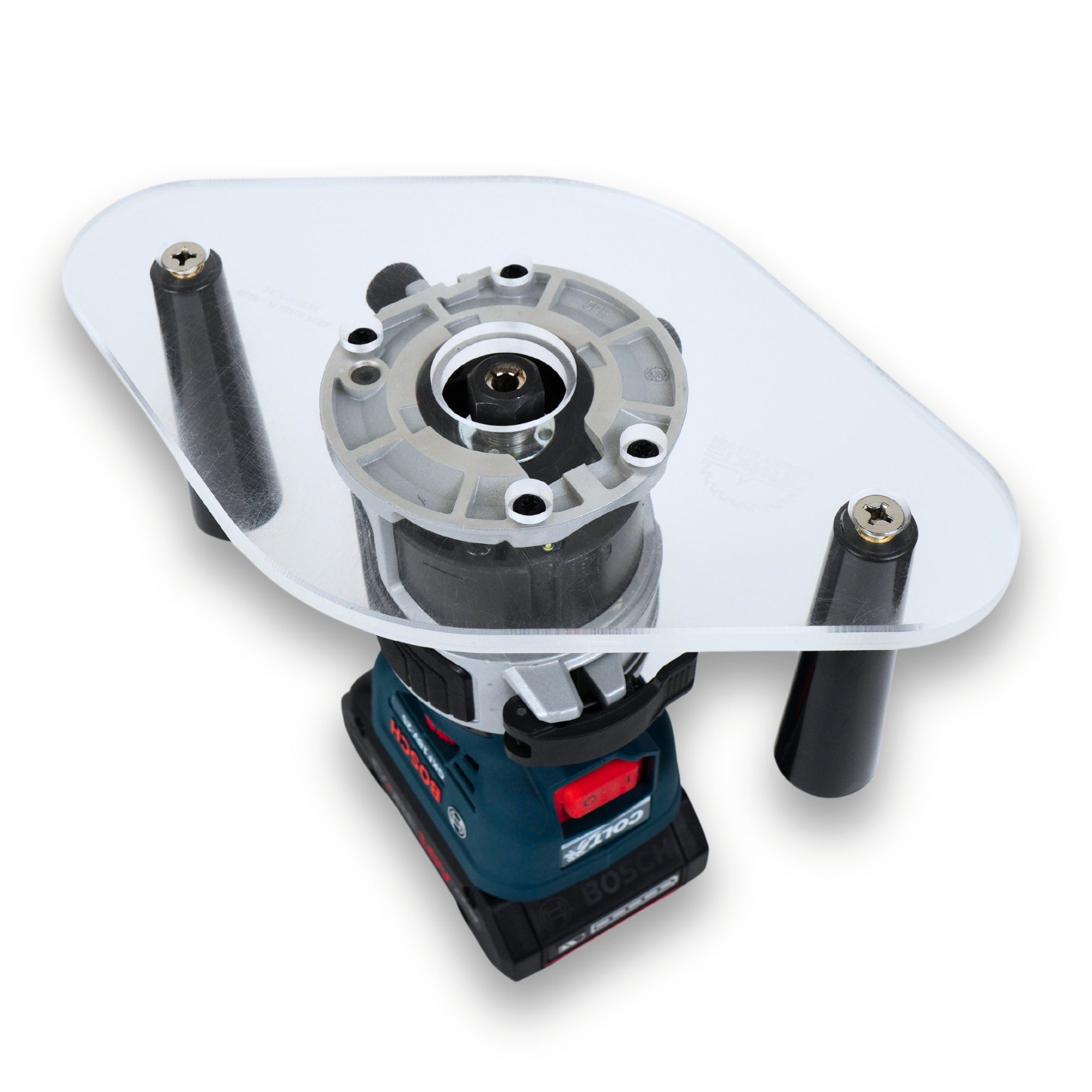 TrimFit Pro® DUAL GRIP Router Base Plate for Bosch Colt GKF18V-25