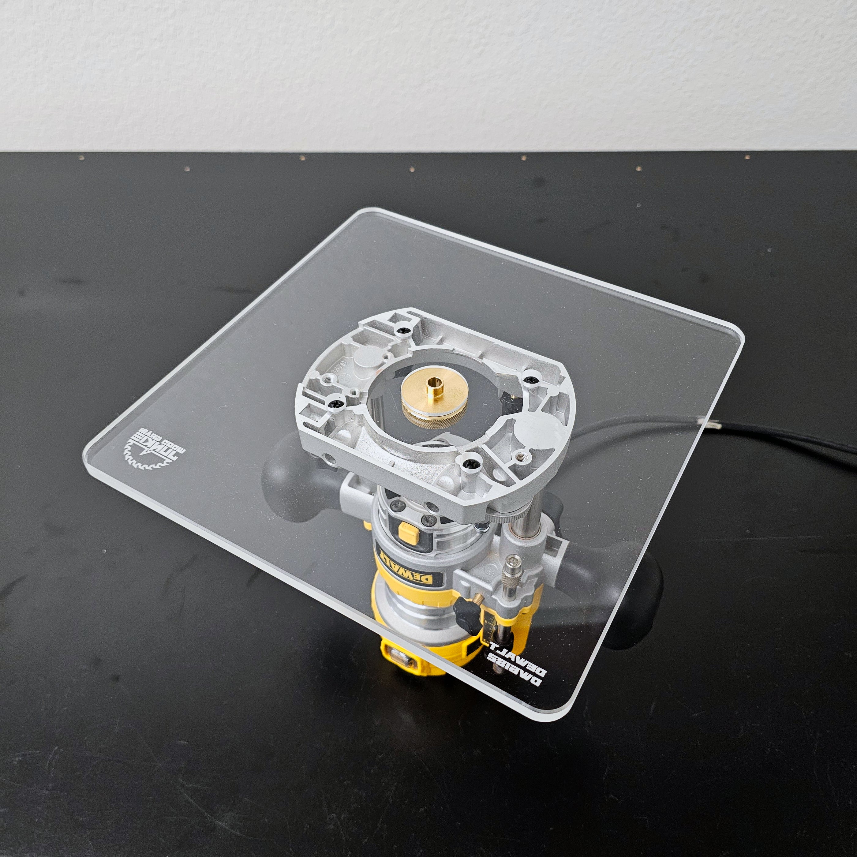 TrimFit Pro® 10in Base Plate - DeWalt Trim Router Plunge Base (DNP612)