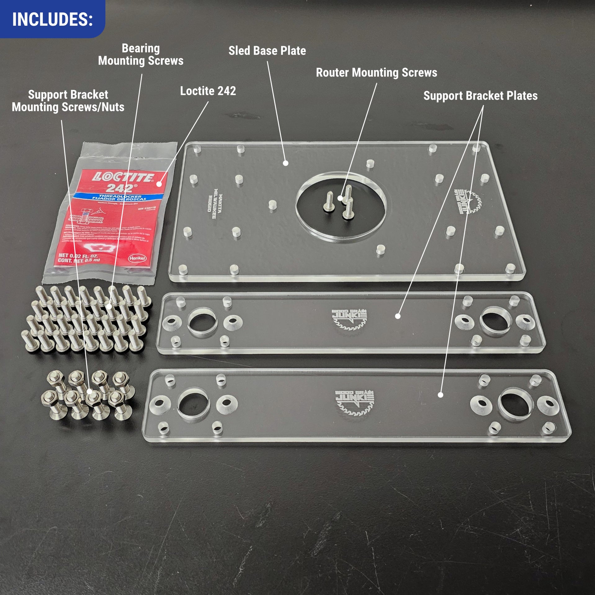 FullFit Pro® Full-Size Router Sled Kit