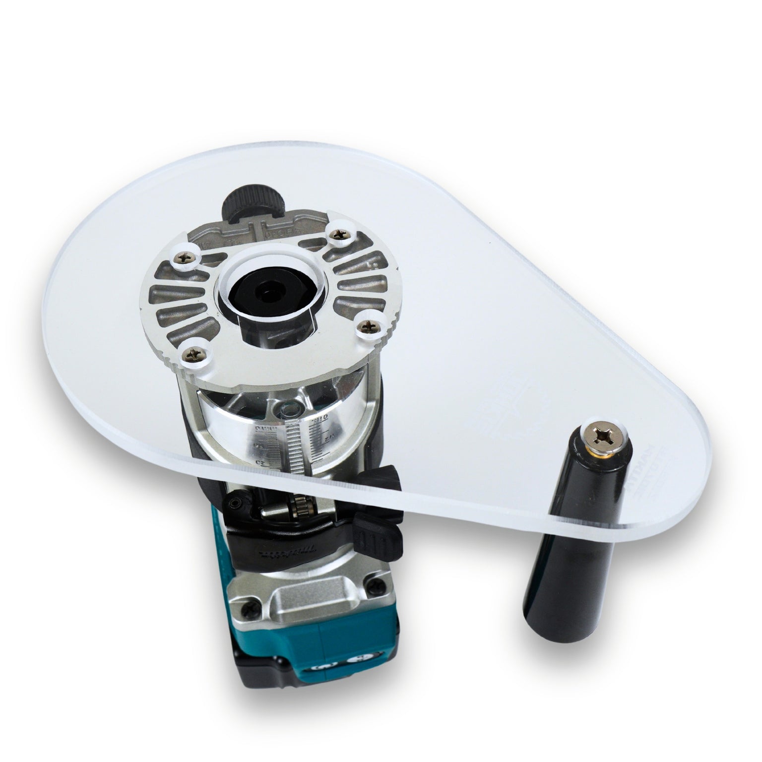 Woodworking Router Base Plates for Trim & Plunge Routers | Clear Acrylic