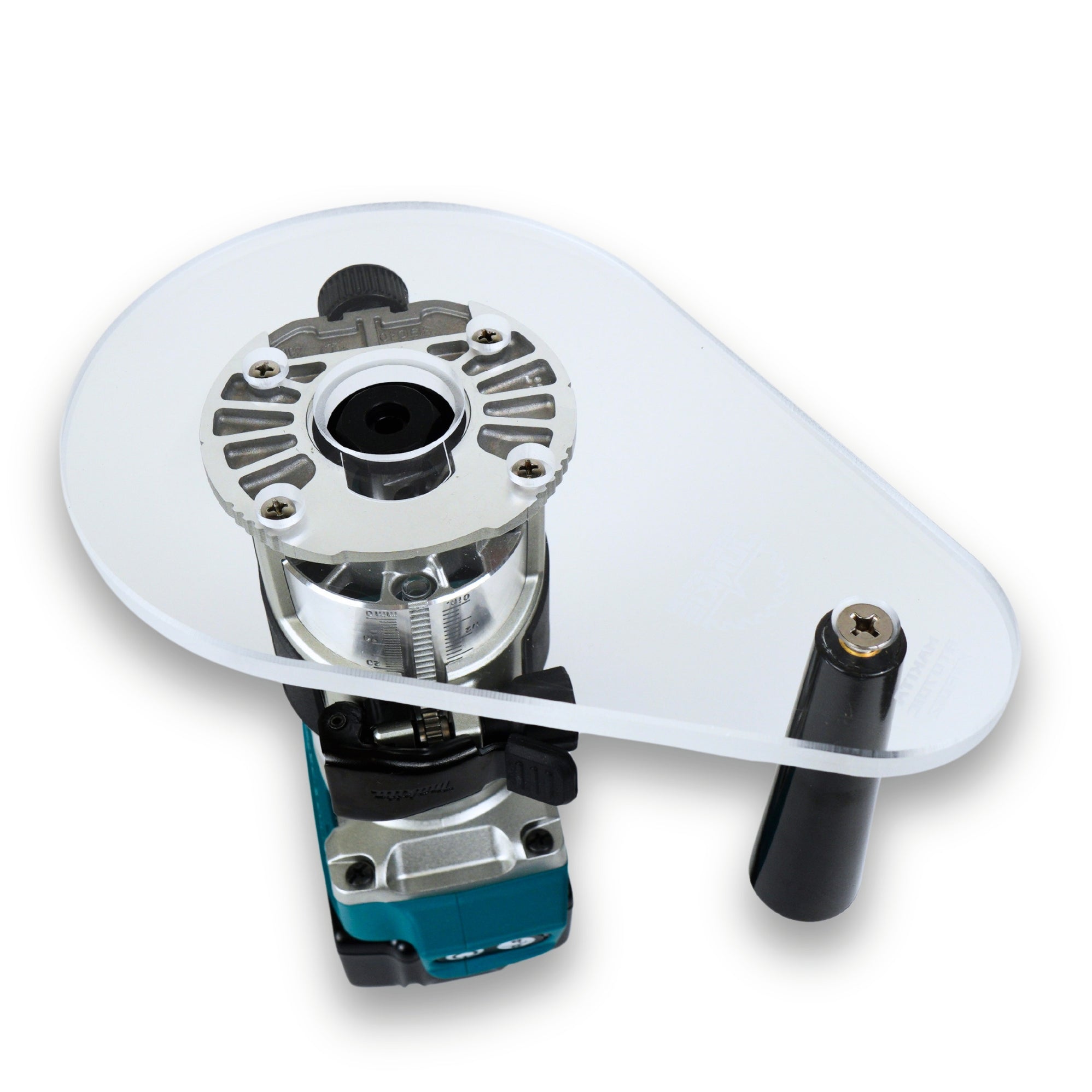 Woodworking Router Base Plates for Trim & Plunge Routers | Clear Acrylic