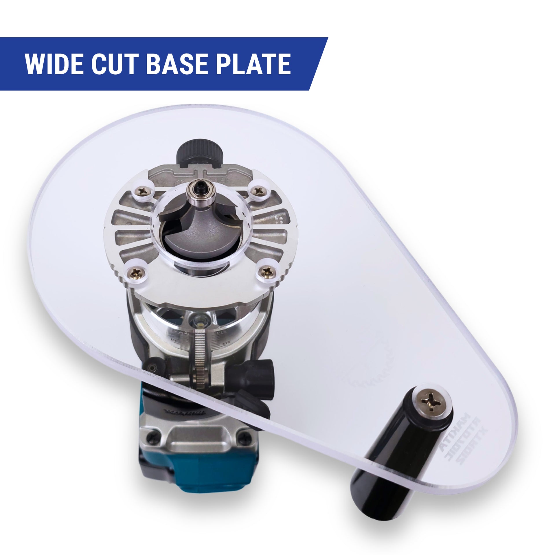 TrimFit Pro® SINGLE GRIP Router Base Plate for Makita RT0701C and XTR0