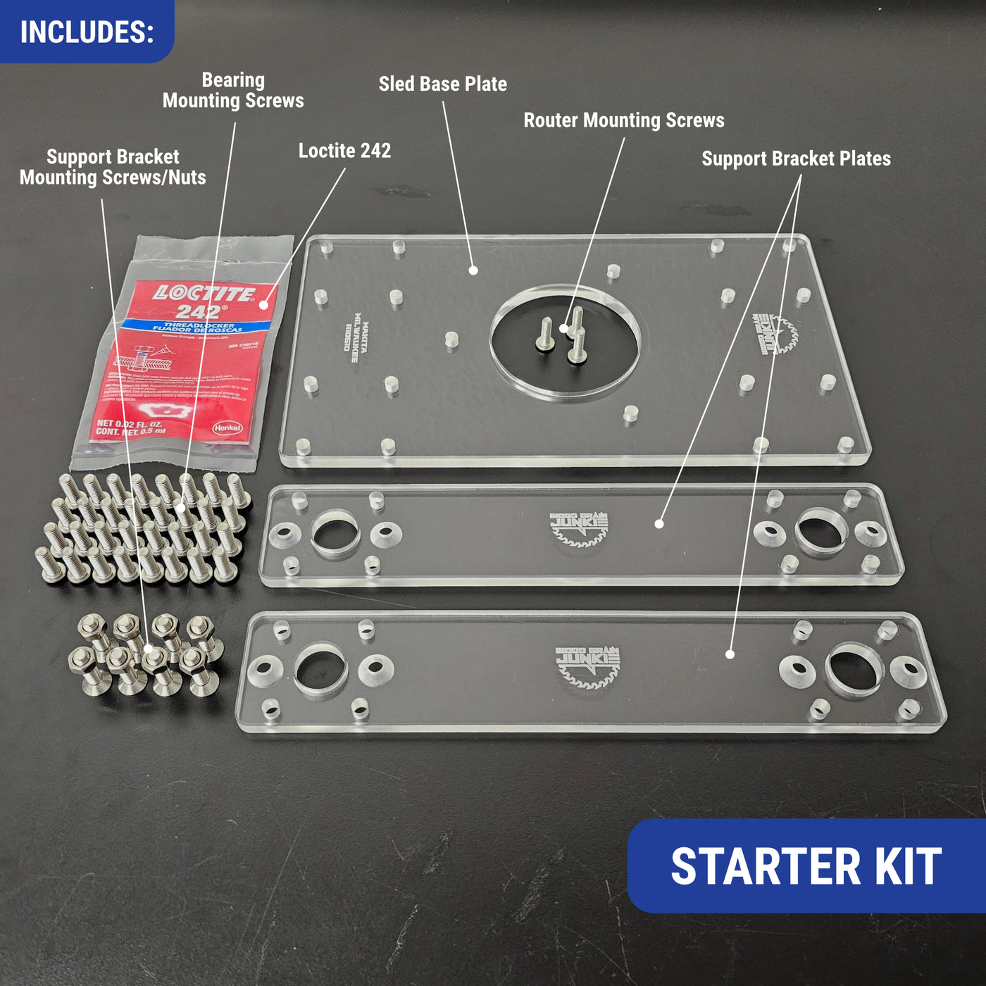 FullFit Pro® Full-Size Router Sled Kit