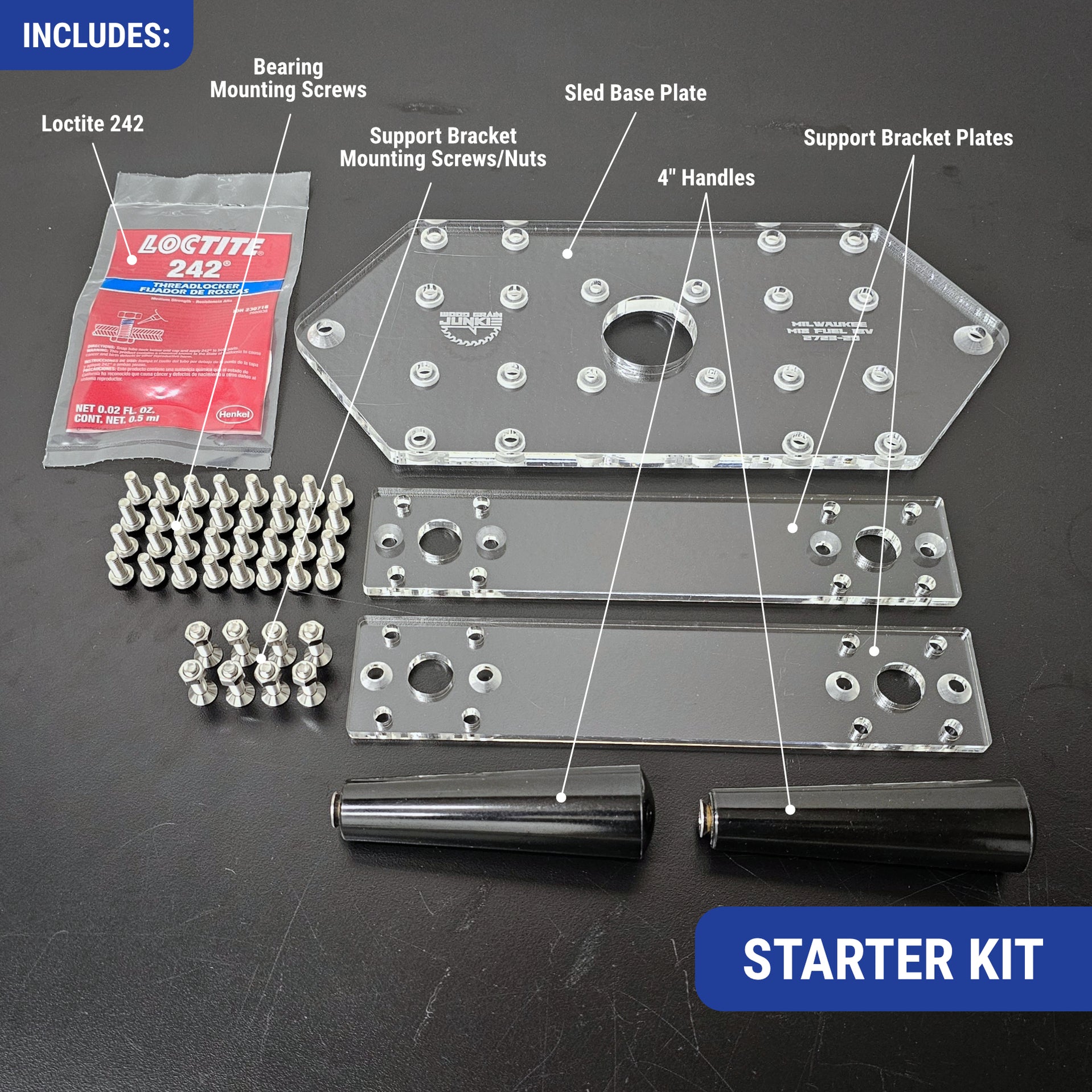 TrimFit Pro® Trim Router Sled Kit