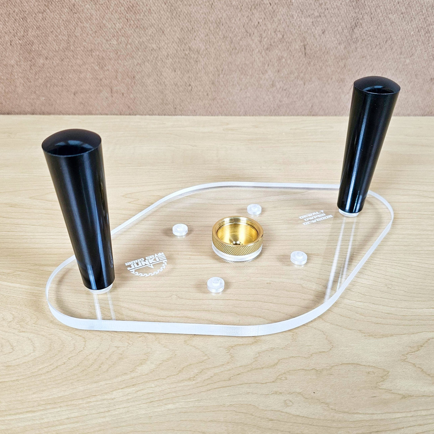 TrimFit Pro® DUAL GRIP Router Base Plate for DeWalt DWP611 and DCW600B