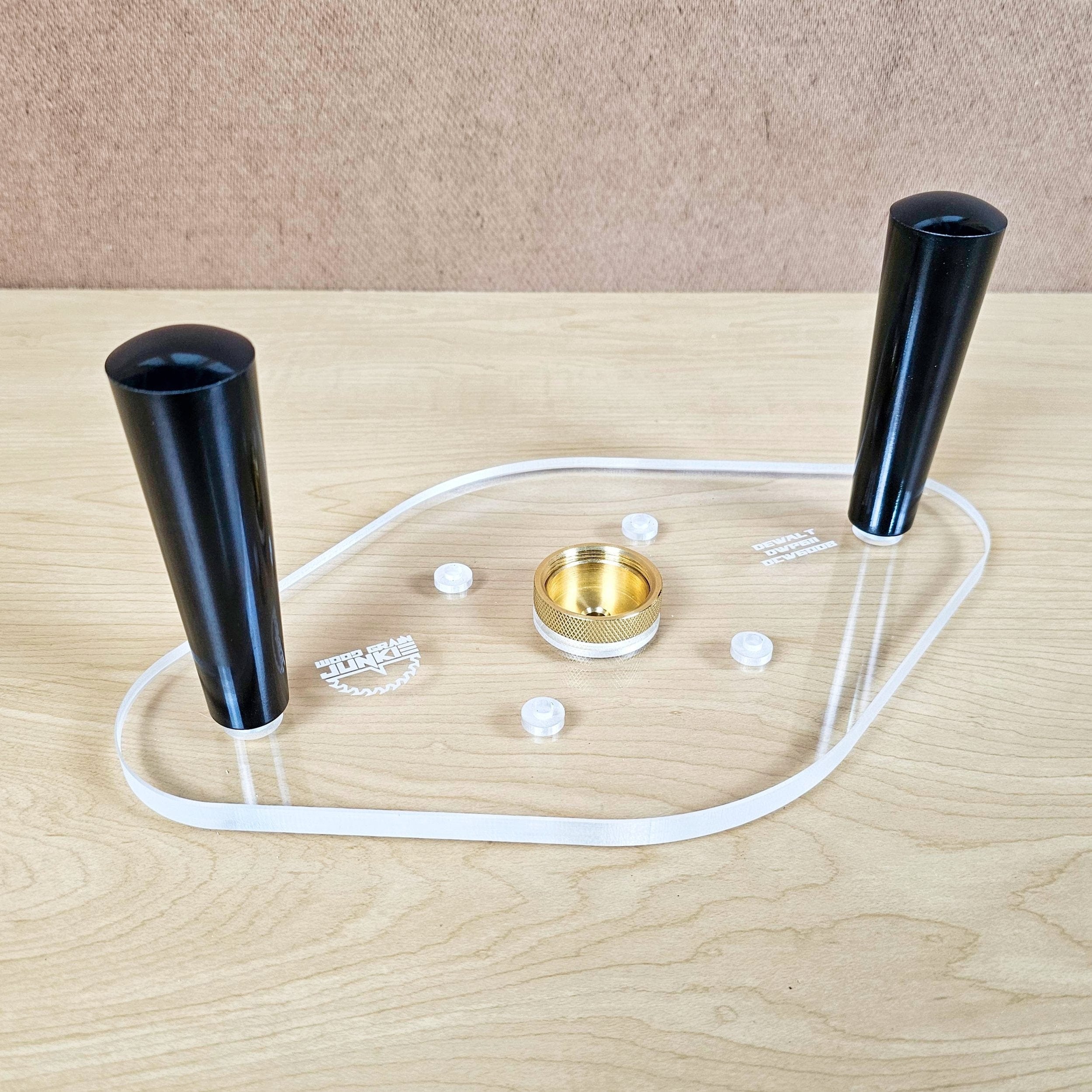 TrimFit Pro® DUAL GRIP Router Base Plate for DeWalt DWP611 and DCW600B