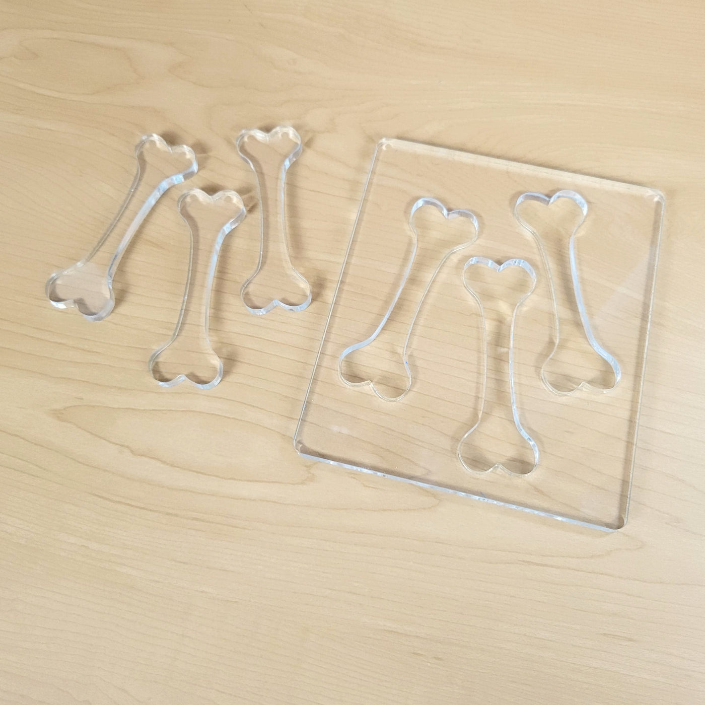 Dog Bone Epoxy/Resin Inlay Template