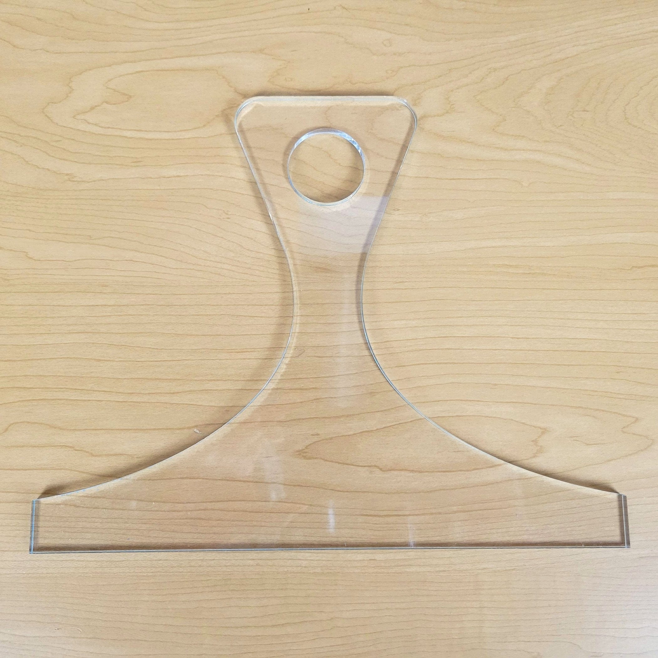 Flat Top Charcuterie Board Handle Acrylic Router Template