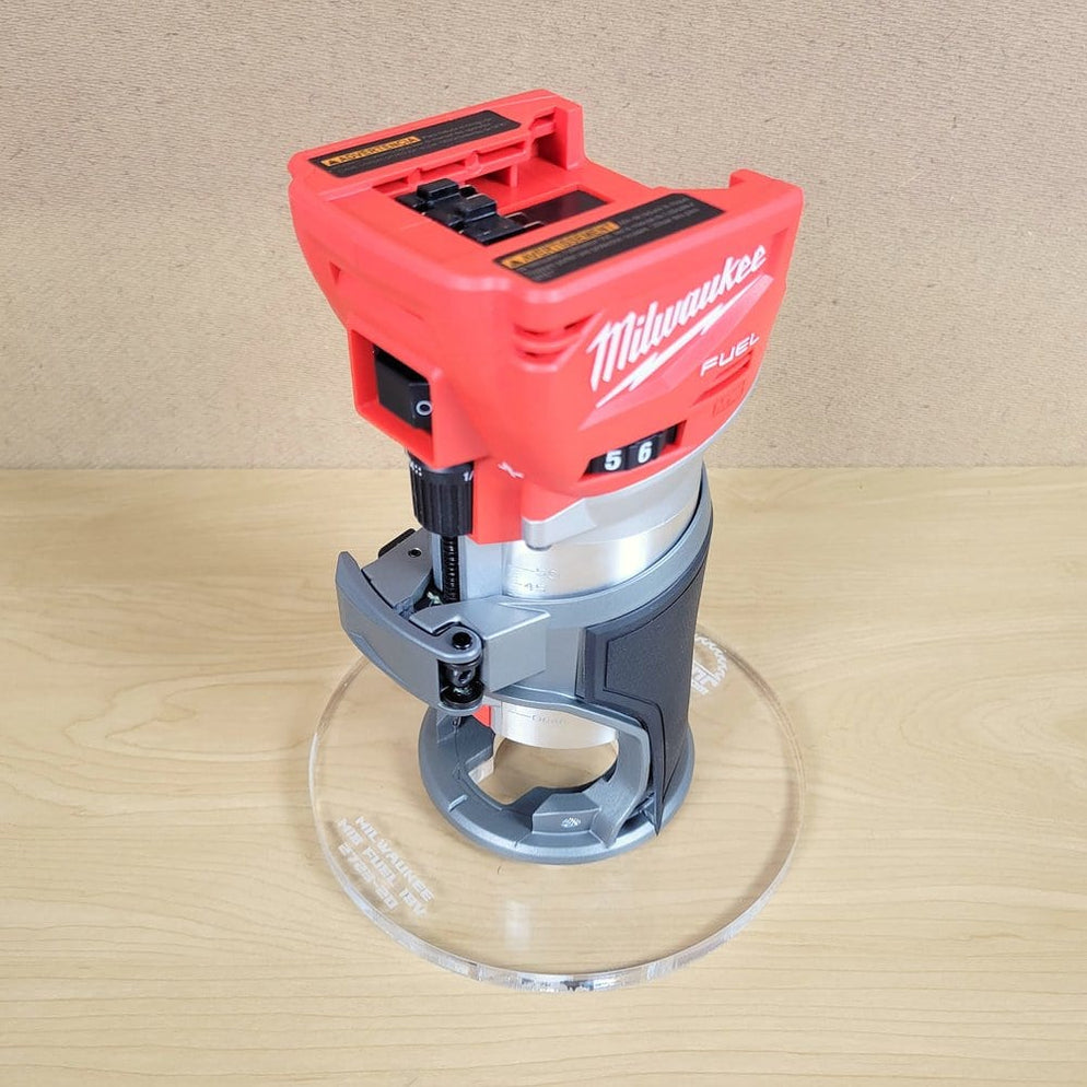 Milwaukee M18 FUEL (2723-20) Router Base Plates — Wood Grain Junkie