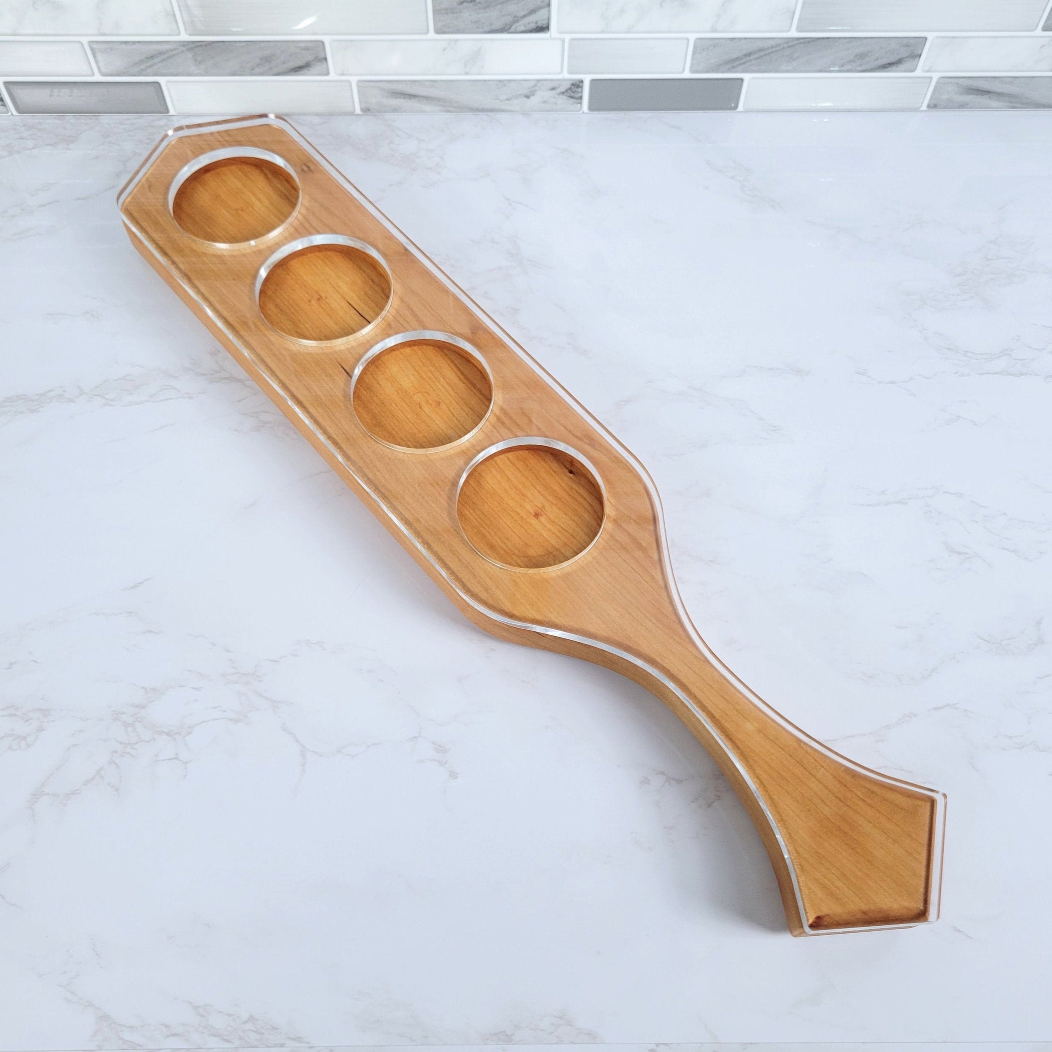 Necktie Beer Flight Acrylic Router Template