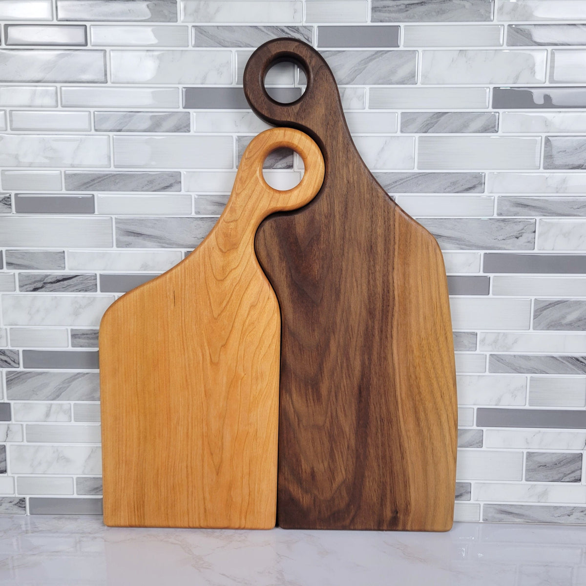 Nesting Charcuterie Board Set - Black Walnut and Cherry — Wood Grain Junkie