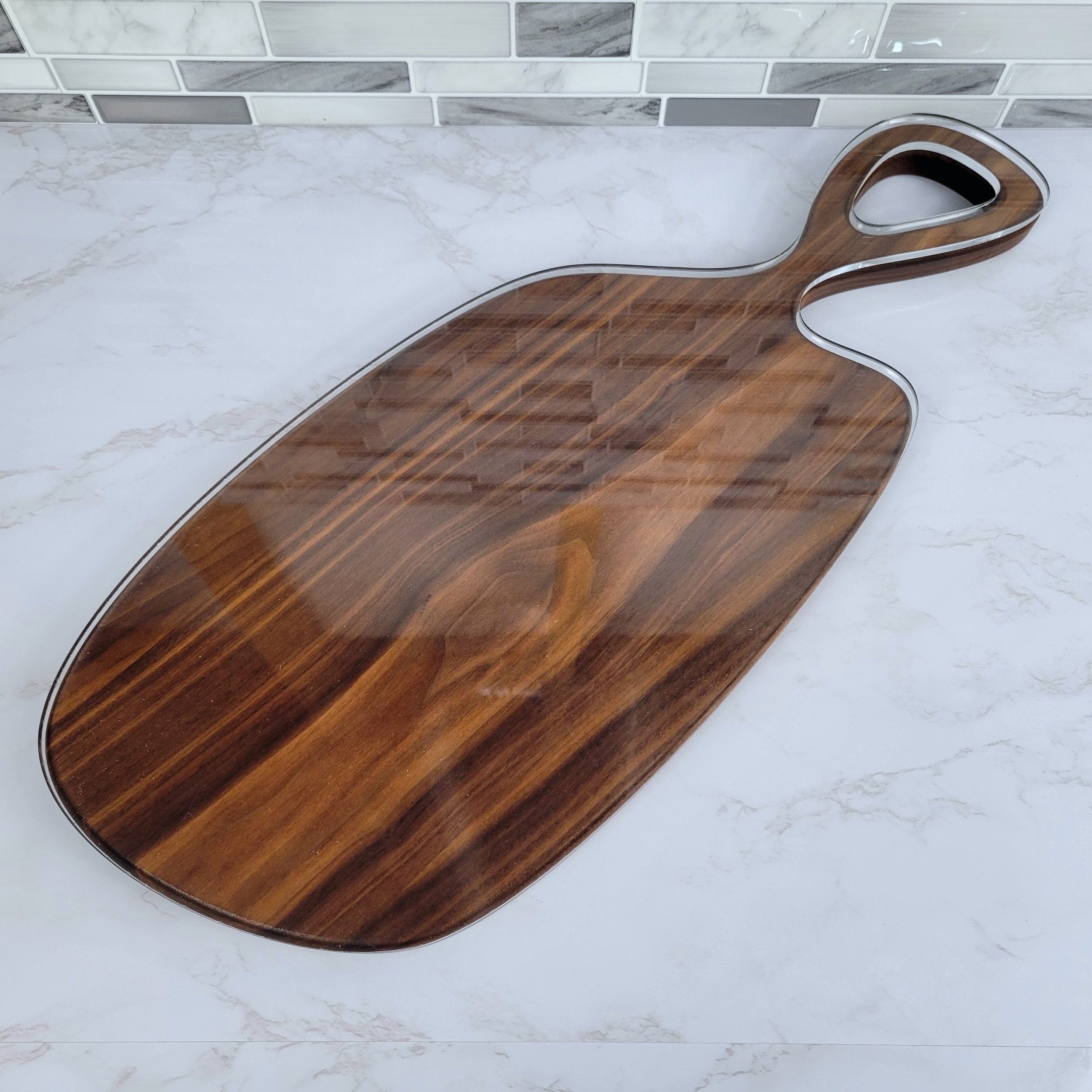 Organic Handle Full Charcuterie Board Acrylic Router Template
