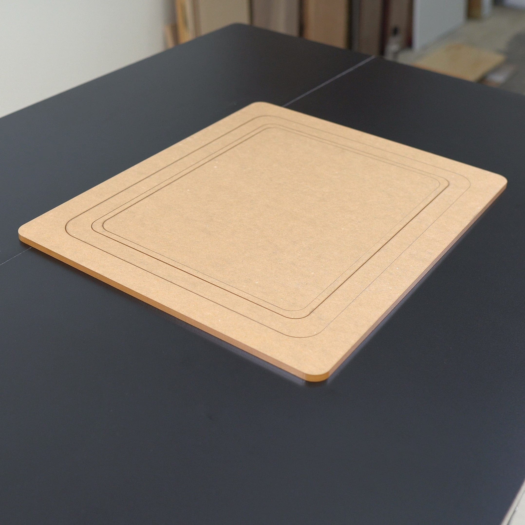 11-3/4" x 9-1/4" Rabbet/Recess Cutout Template - For Your Router Table