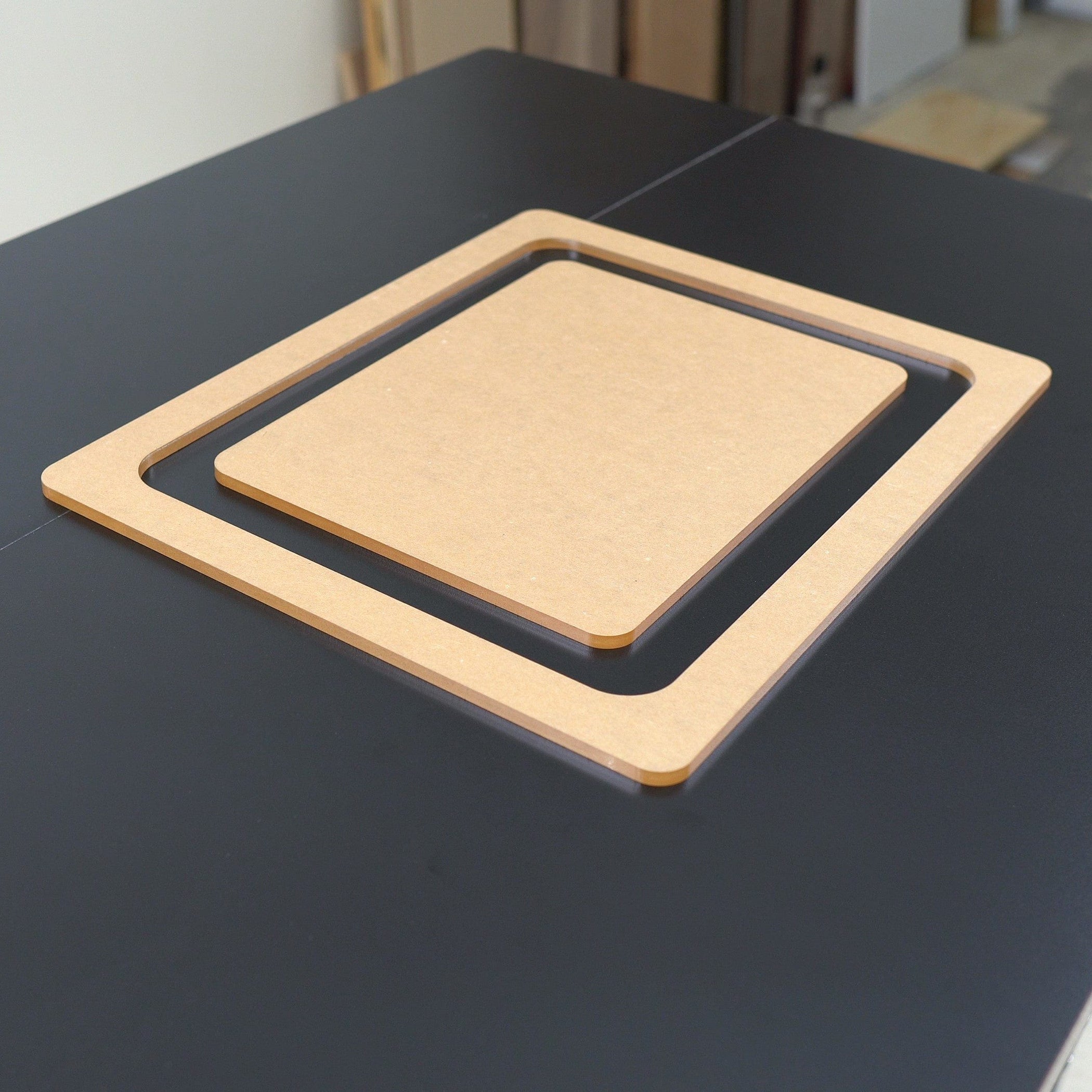 11-3/4" x 9-1/4" Rabbet/Recess Cutout Template - For Your Router Table