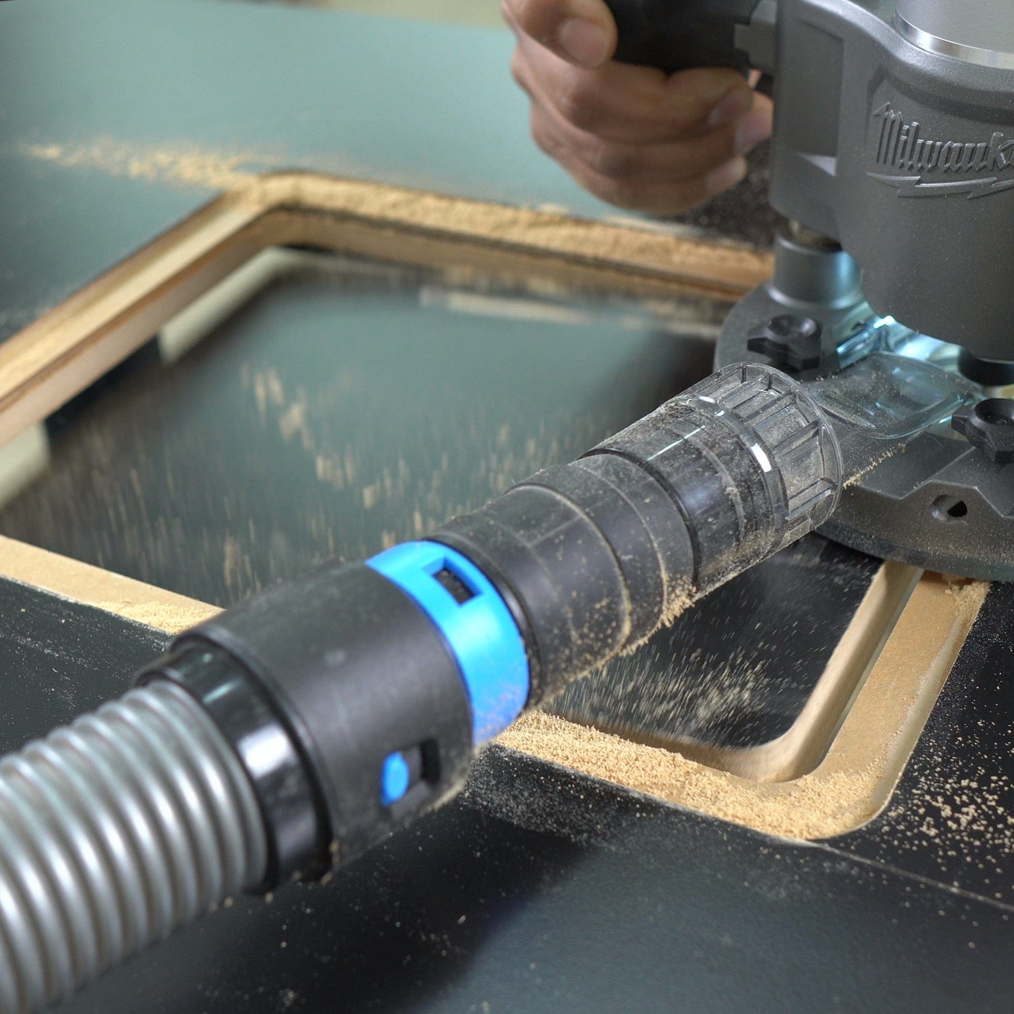 7 in Square Rabbet/Recess Cutout Template - For Your Trim Router Inser