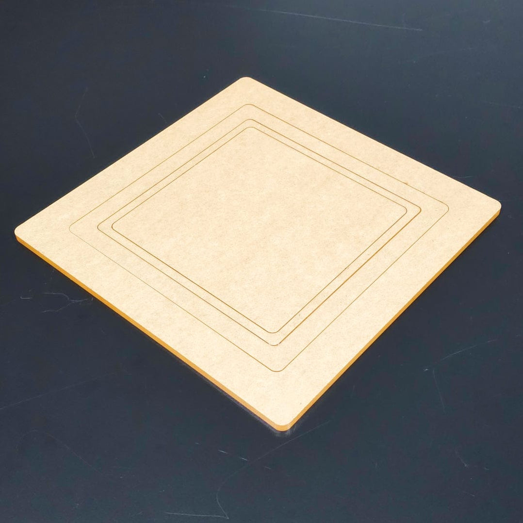 7 in Square Rabbet/Recess Cutout Template - For Your Trim Router Inser