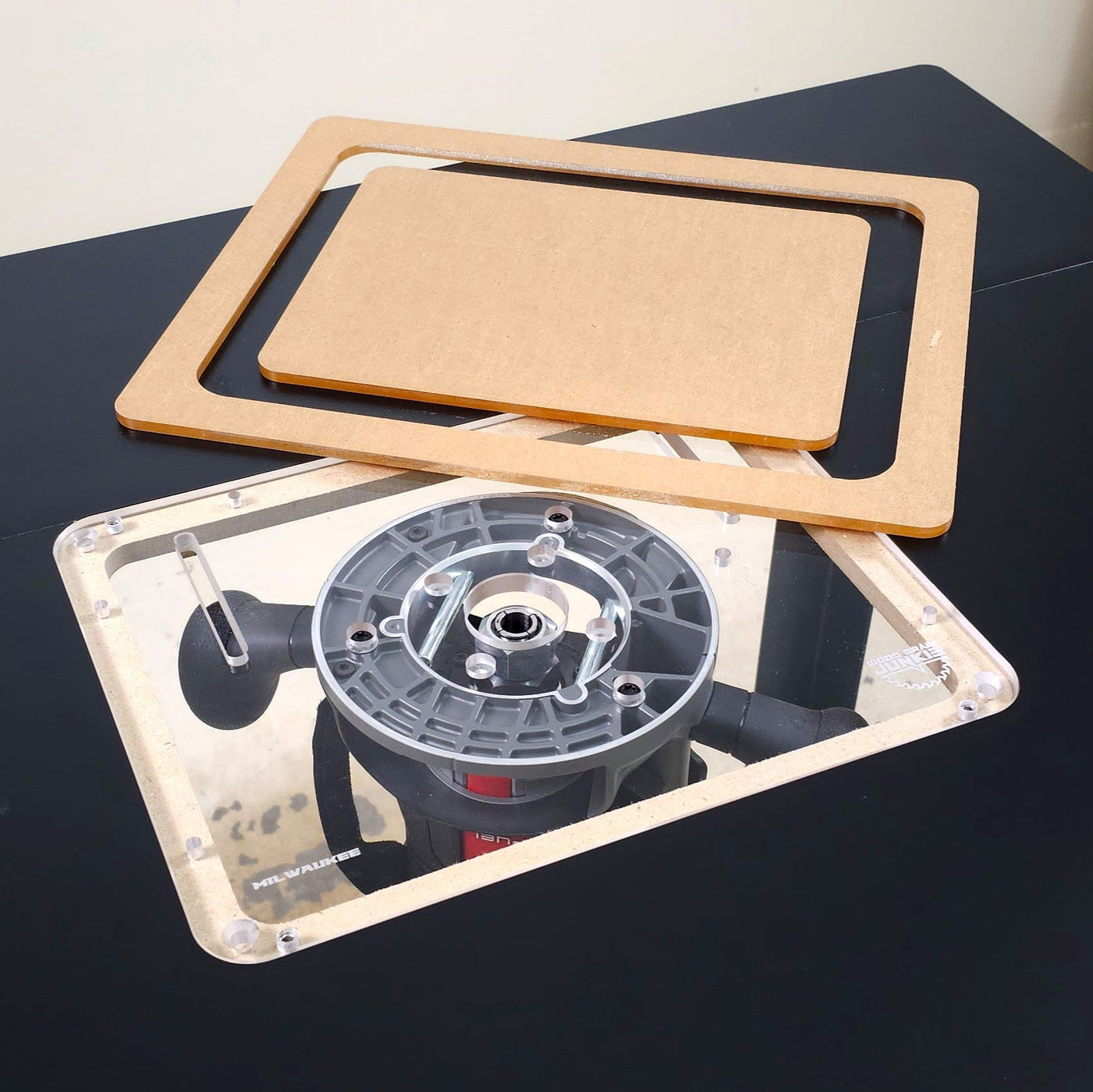 DualFit Pro™ Acrylic Router Mount - Insert Plate - Fits Full-Size and ...