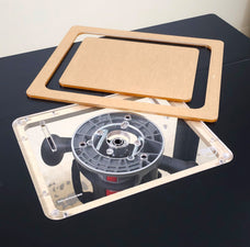 DualFit Pro™ Acrylic Router Mount - Insert Plate - Fits Full-Size and ...