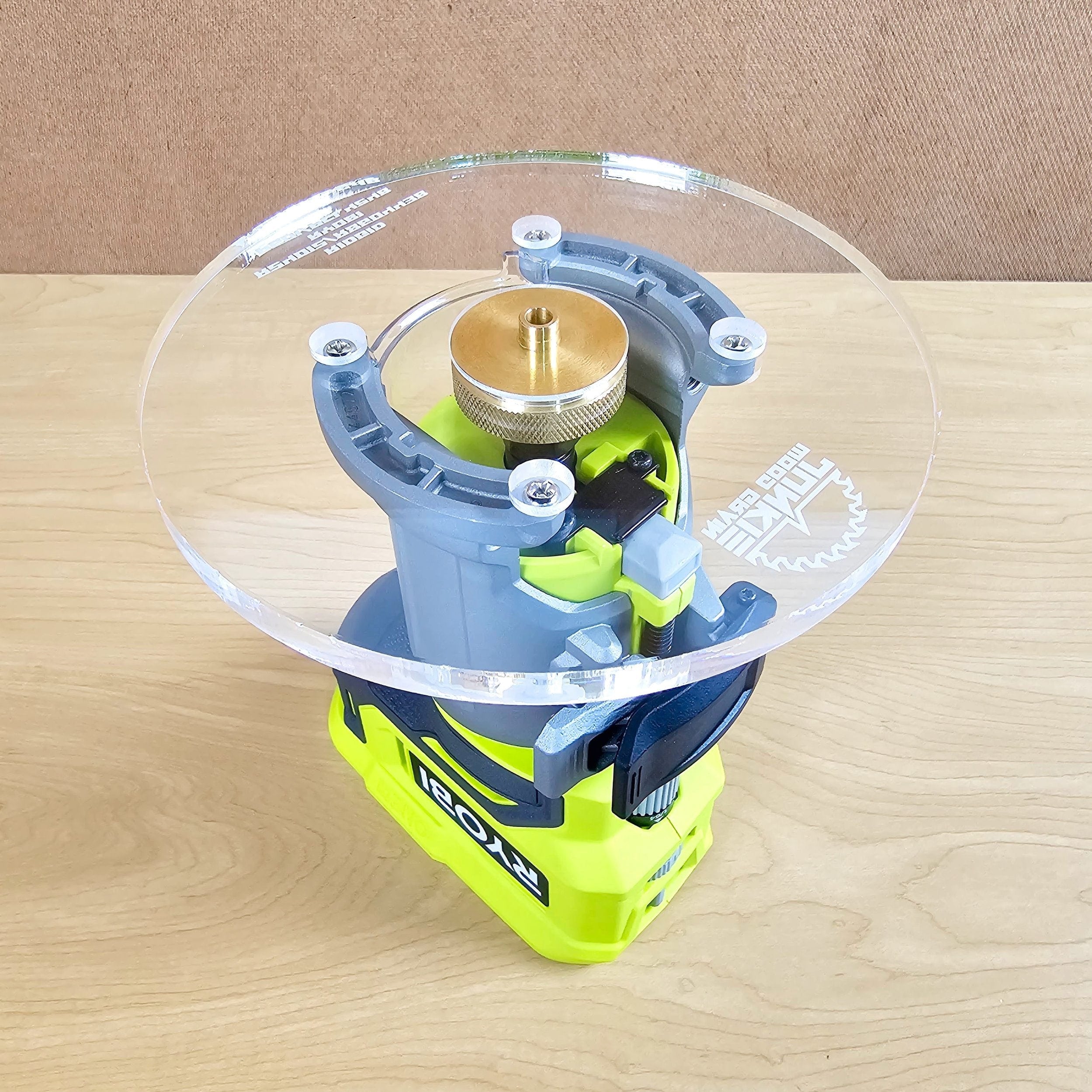 TrimFit Pro® 6 inch ROUND Router Base Plate for Ridgid and Ryobi