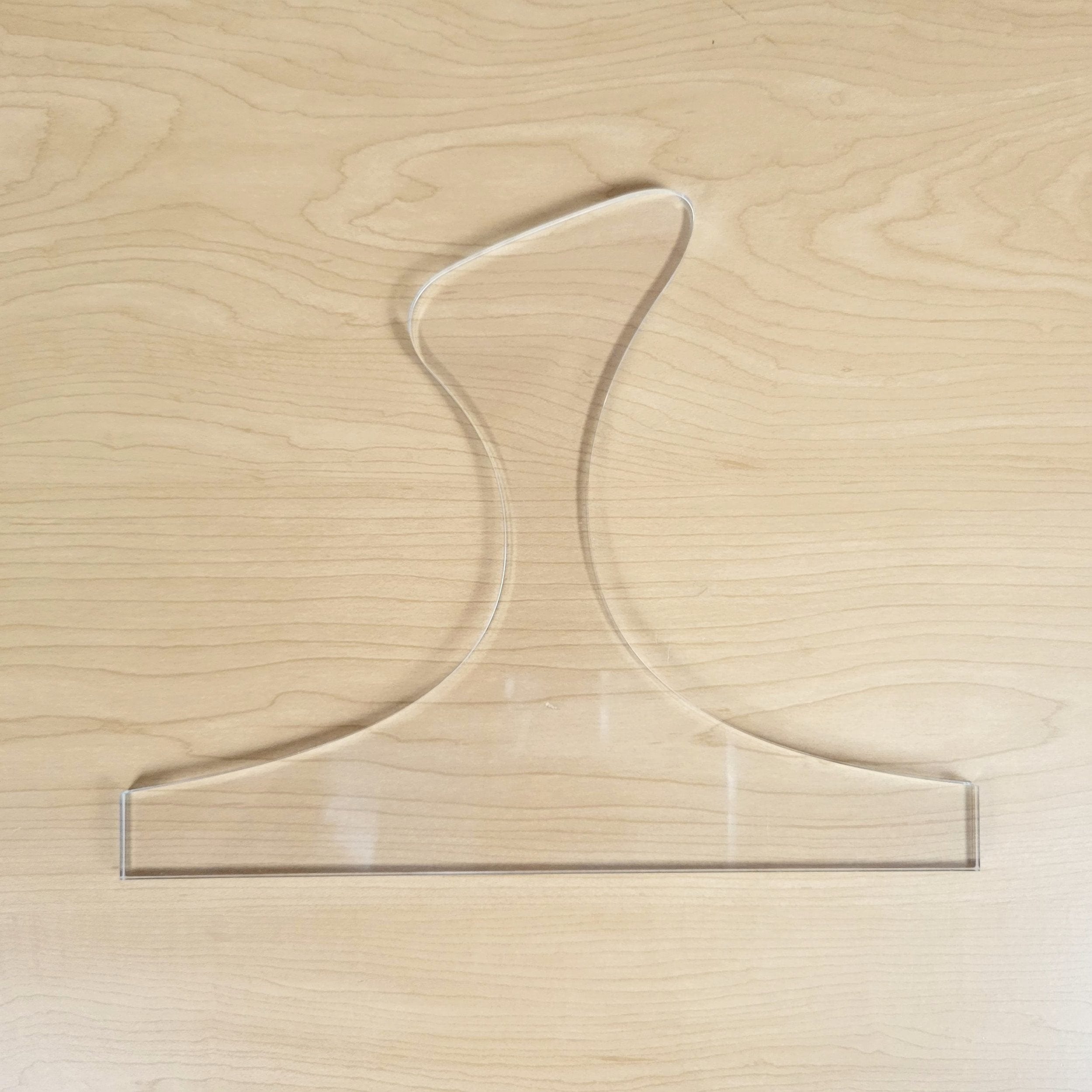 Skinny Modern Charcuterie Board Handle Acrylic Router Template