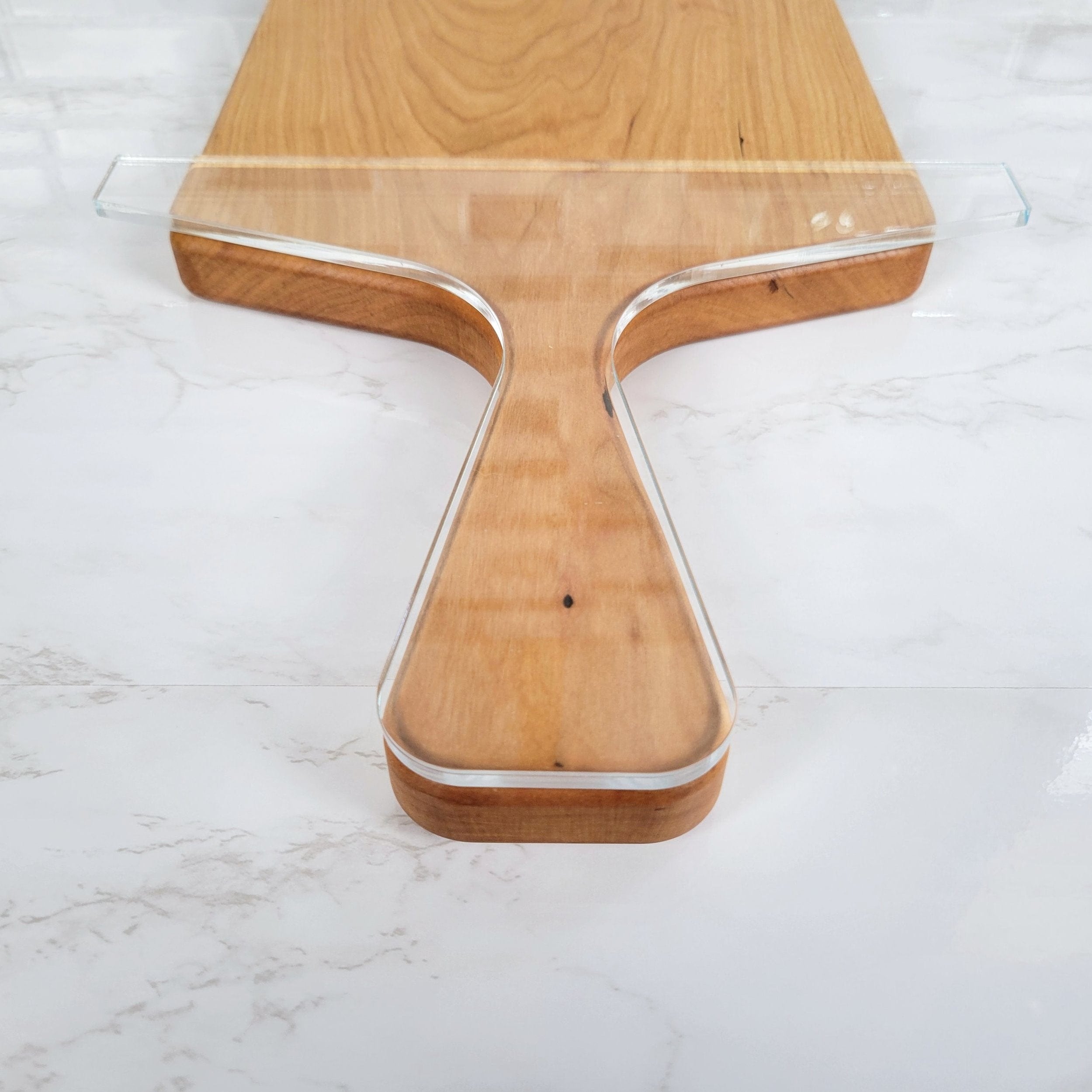 Skinny Necktie Charcuterie Board Handle Acrylic Router Template