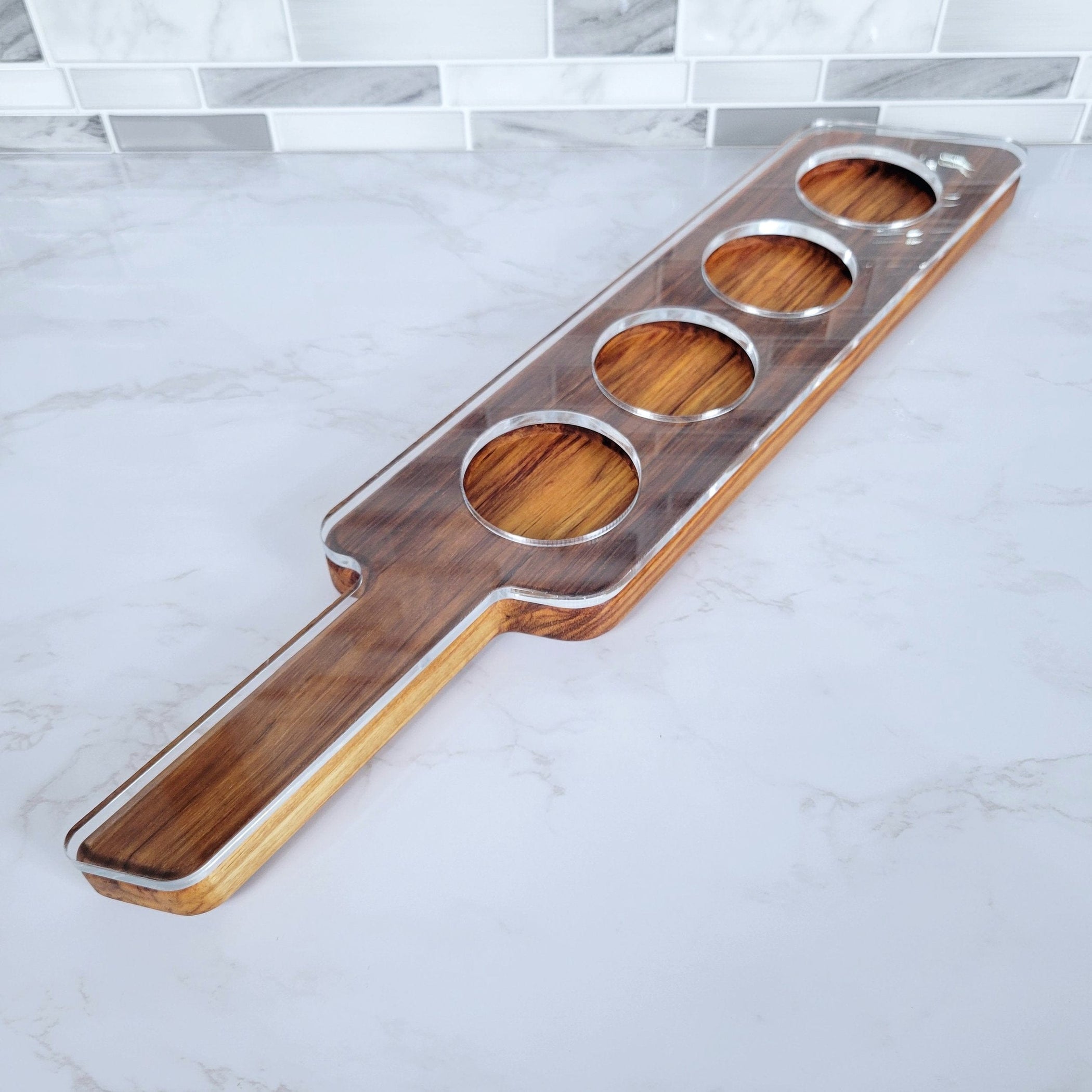 Straight Beer Flight Acrylic Router Template