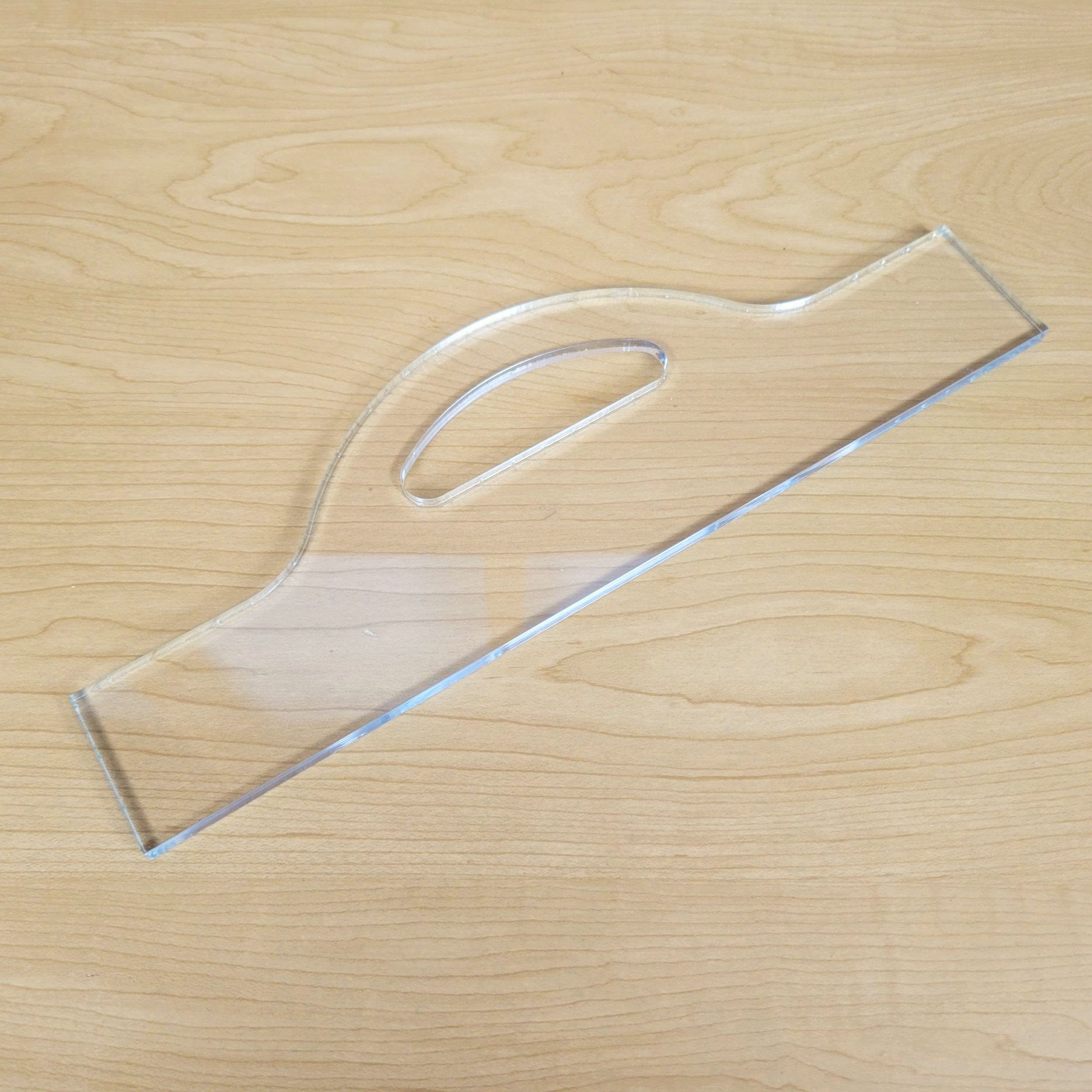 Sunrise Charcuterie Board Handle Acrylic Router Template