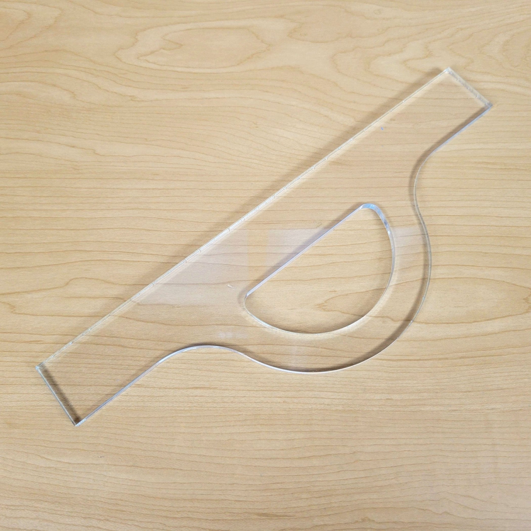 Sunrise Charcuterie Board Handle Acrylic Router Template